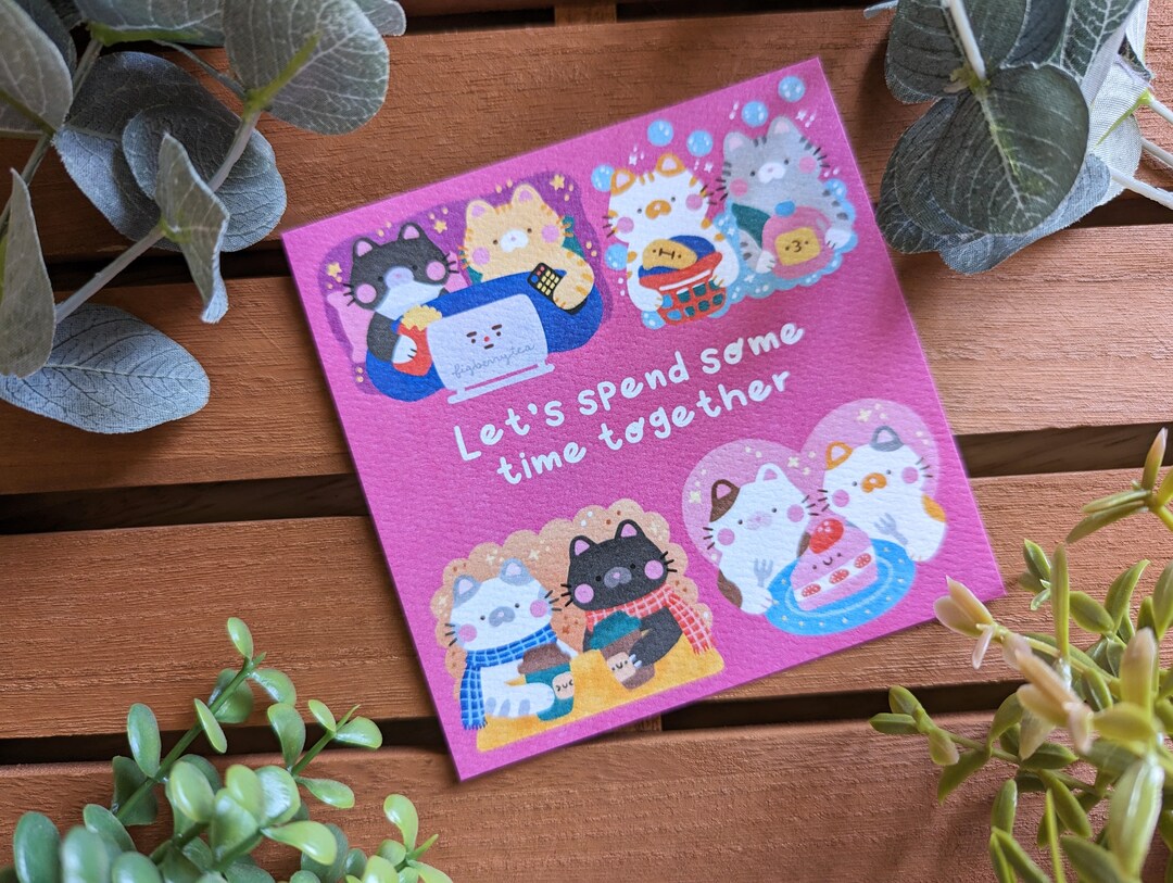 Quality Time Art Print | Cute Art Print - Kawaii Art Print ...