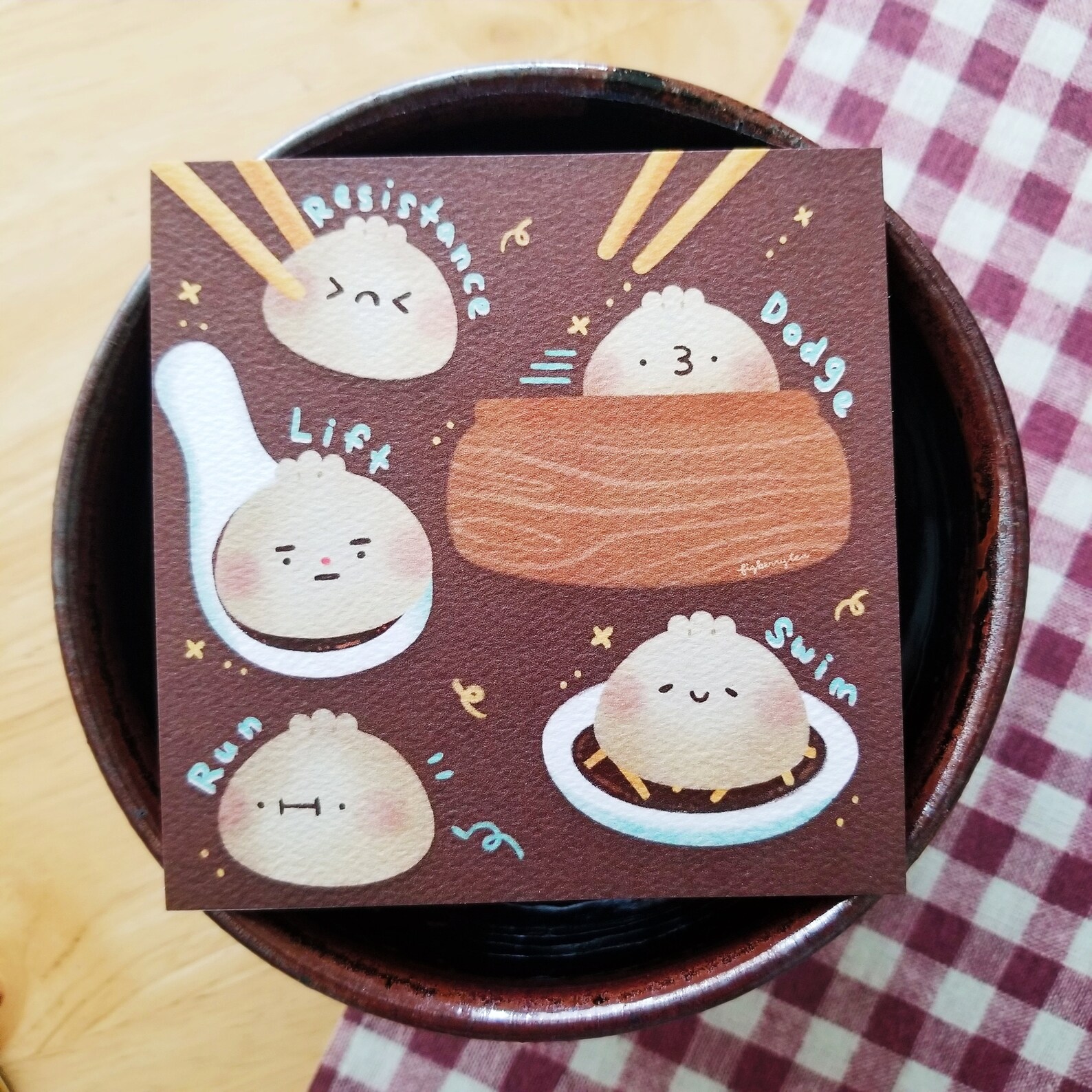 Dumpling Art Print Xiao Long Bao XLB Dimsum Cute Art - Etsy