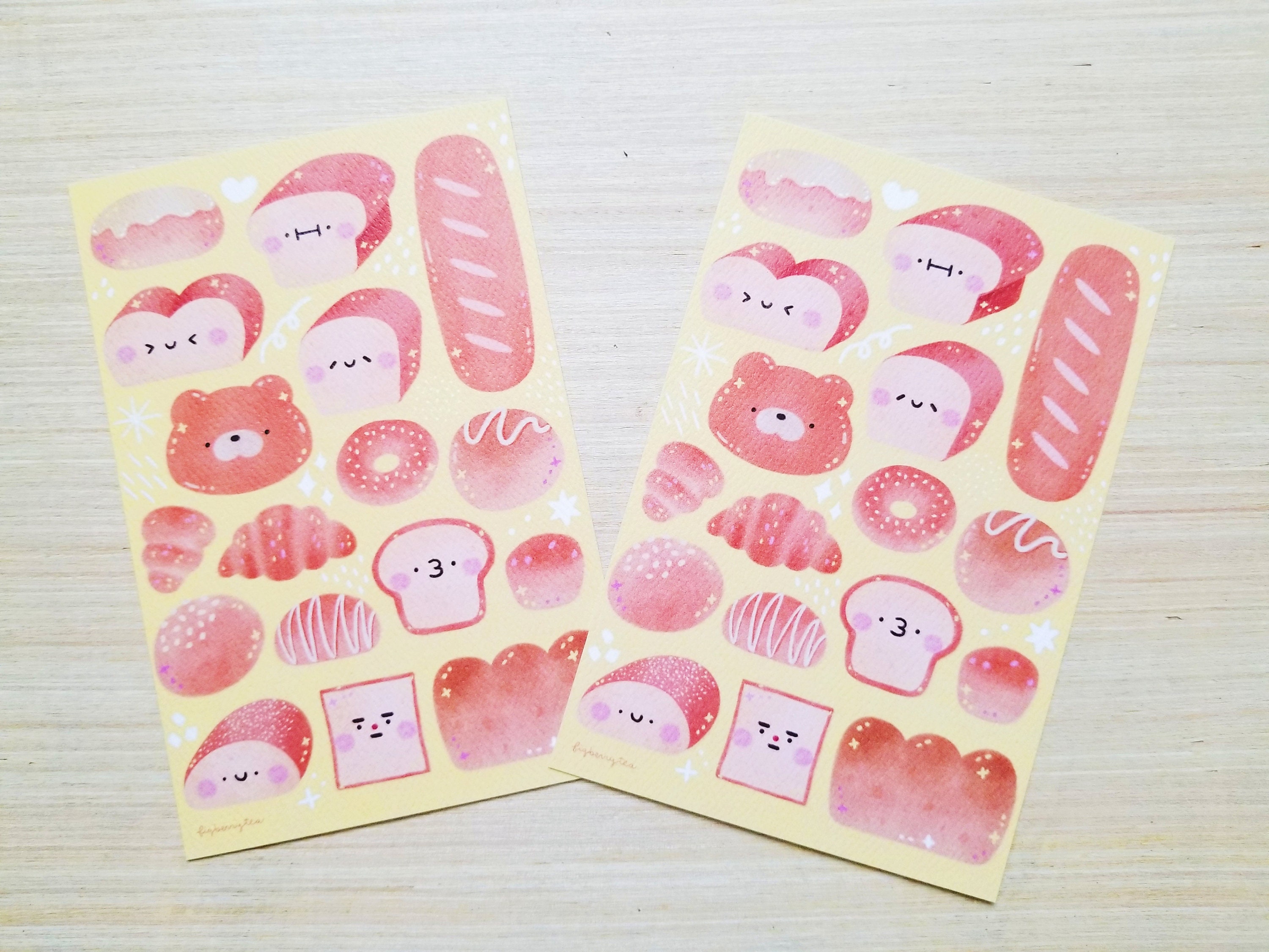 Bread Art Print Cute Art Print Kawaii Art Print - Etsy
