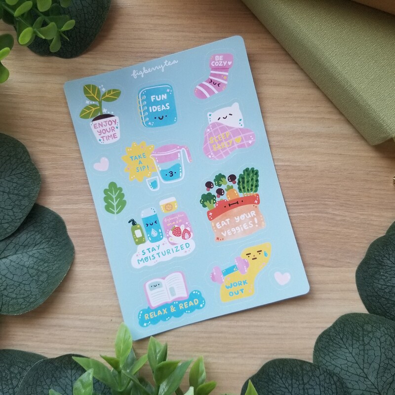 Self Care Sticker - Etsy