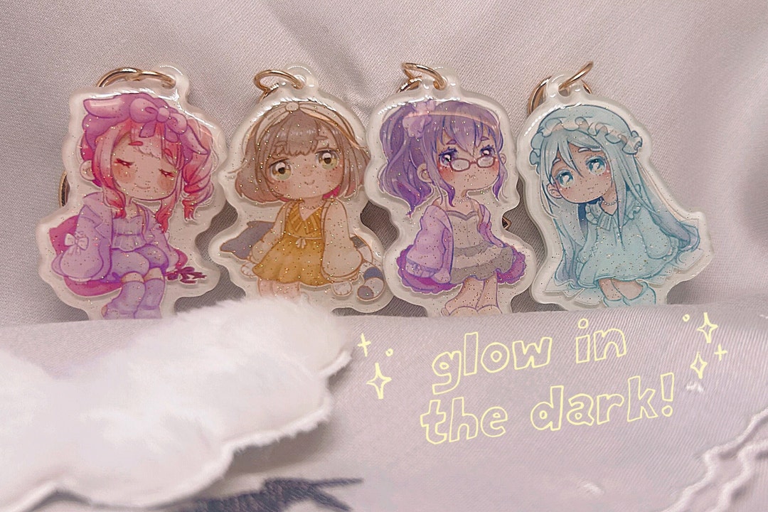 Project Sekai 25-ji, Nightcord De. Glow in the Dark Charms - Etsy