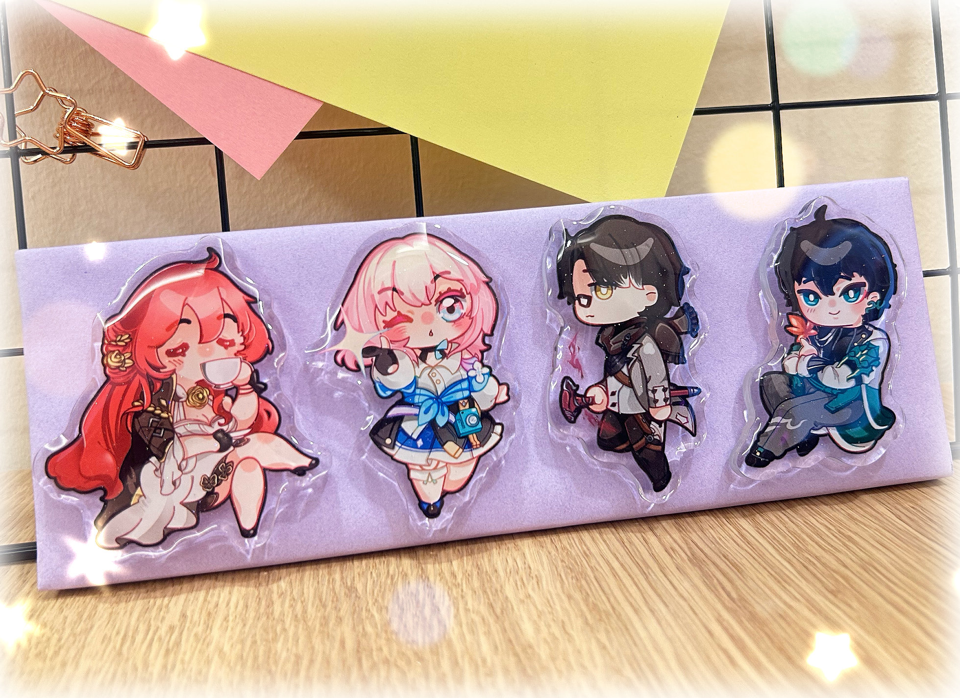 Honkai Star Rail Astral Express Crew Acrylic Pins - Etsy