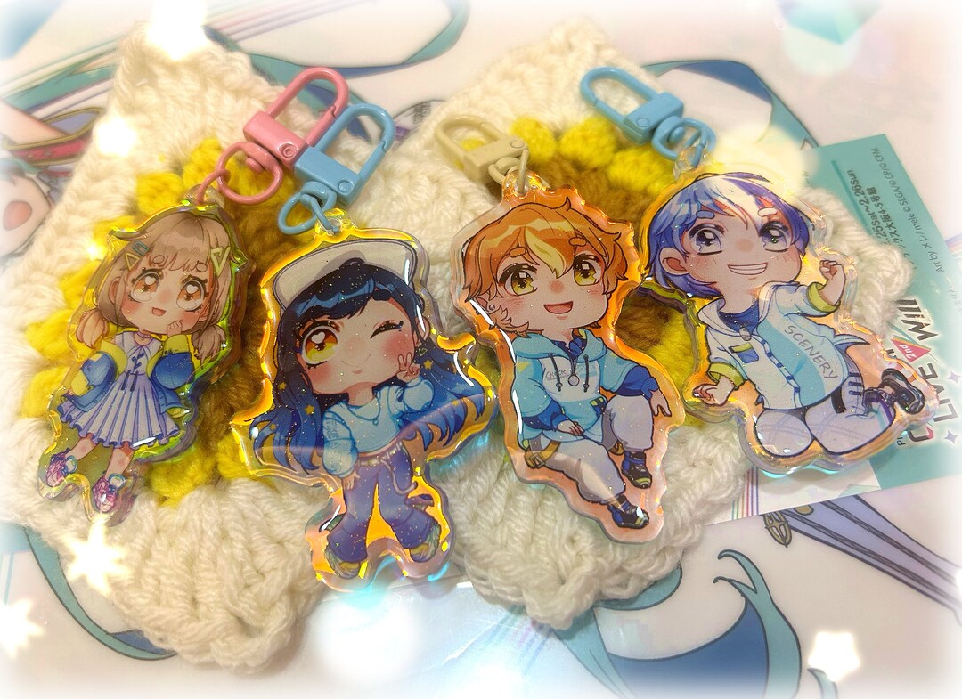 Project Sekai VIVID BAD SQUAD Flyer Version Glitter Rainbow Acrylic ...