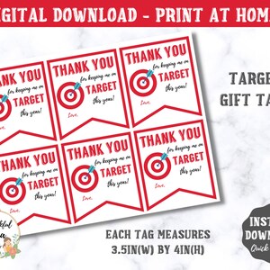 Target Gift Card Holder Thank You for Keeping Me on TARGET - Etsy