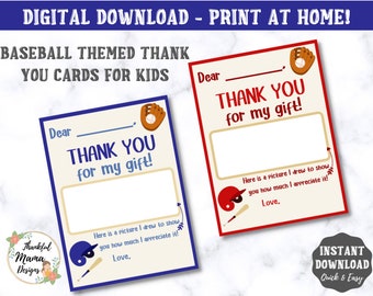 Fill In The Blank Thank You Card for Kids Tractor Themed | Etsy