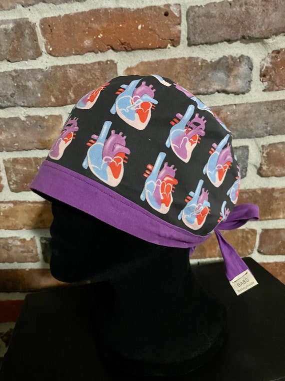 Congenital Heart Defects Scrub Cap Anatomical Hearts - Etsy