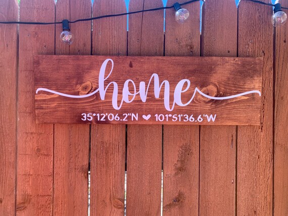 Home Sign | Etsy