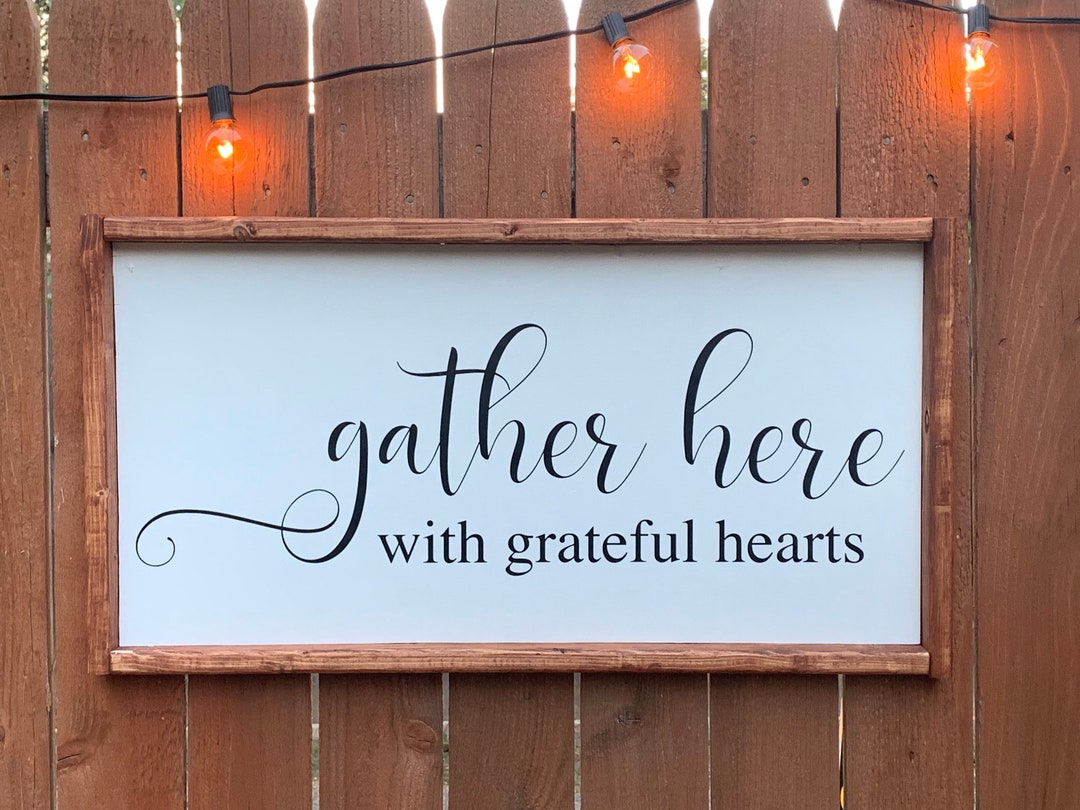 Gather Here Sign - Etsy