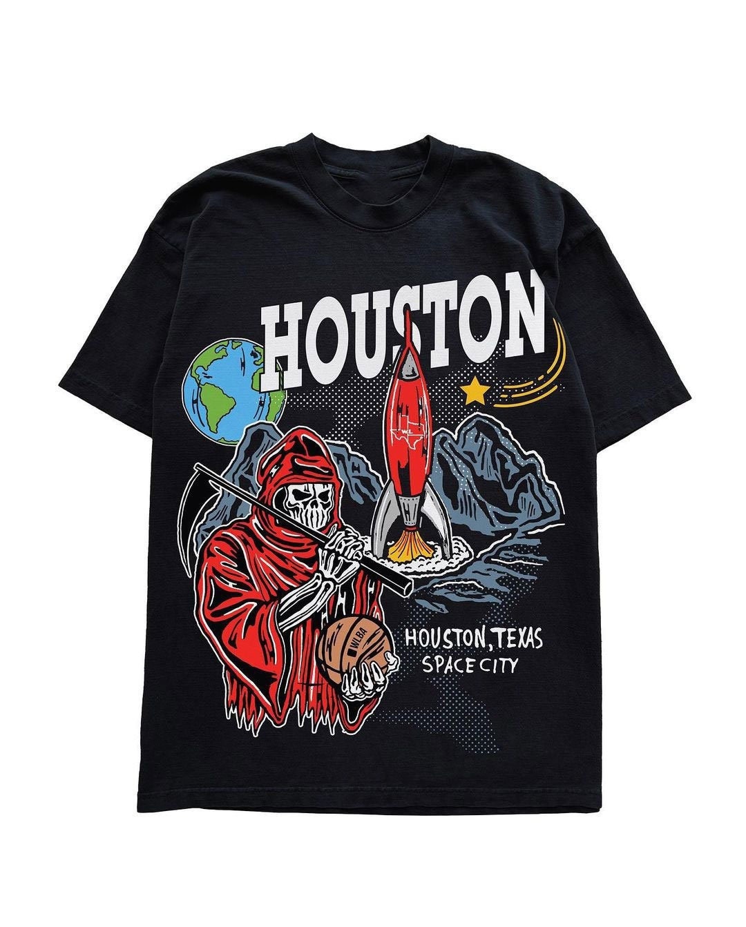 Warren Lotas Houston Rockets Houston,texas Space City NBA T Shirt ...
