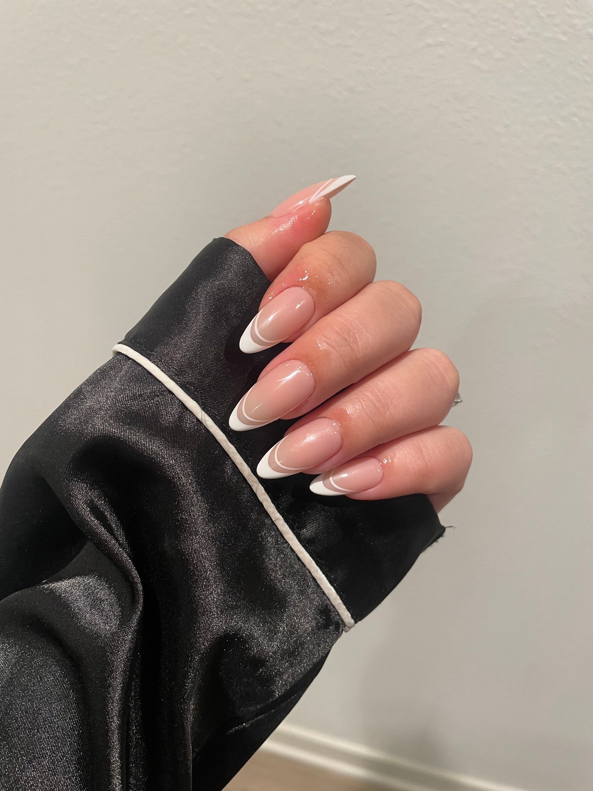 Almond Nails French Tip