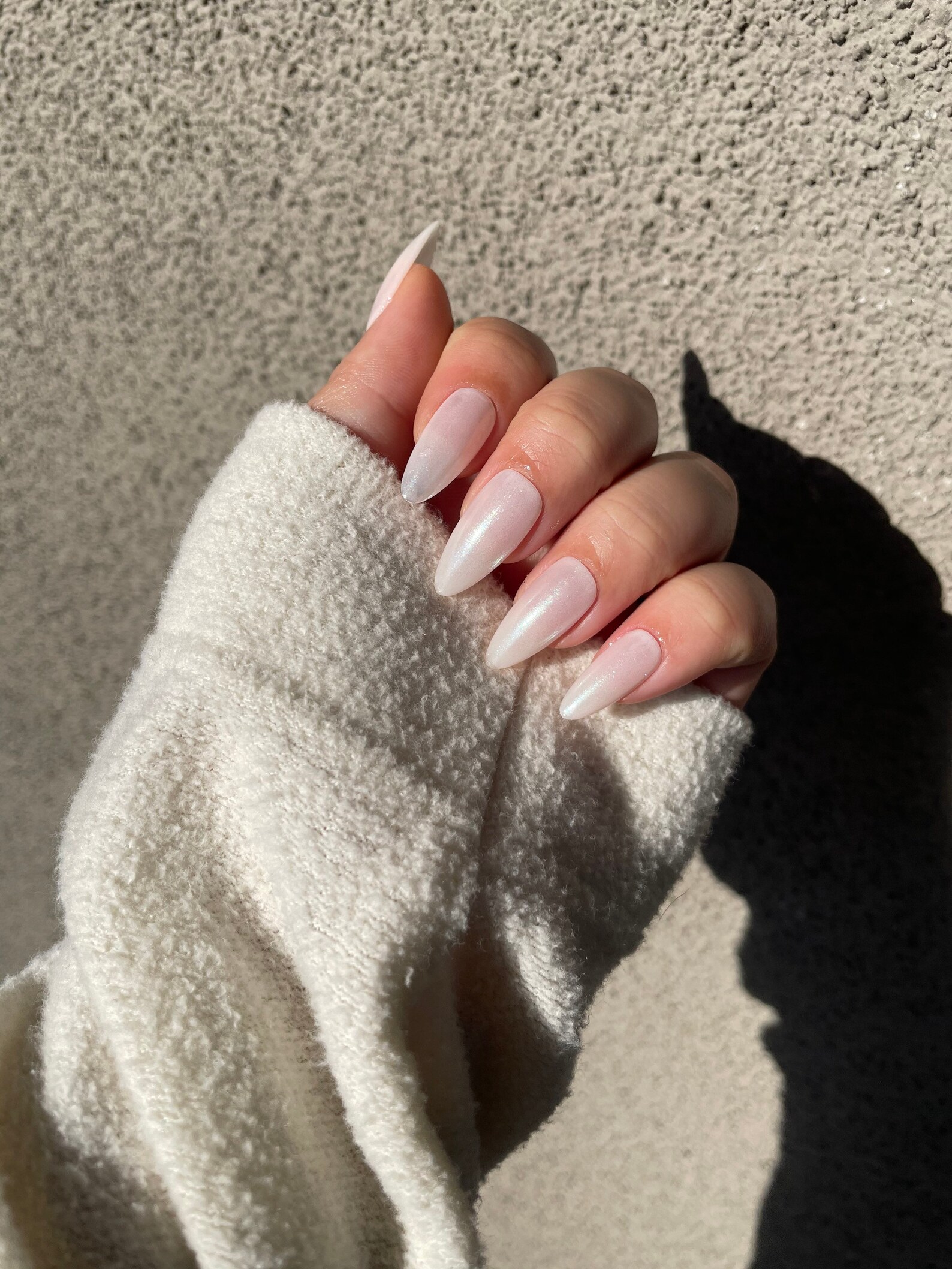 White Solid Chrome Press on Nails |chrome Nails - Etsy