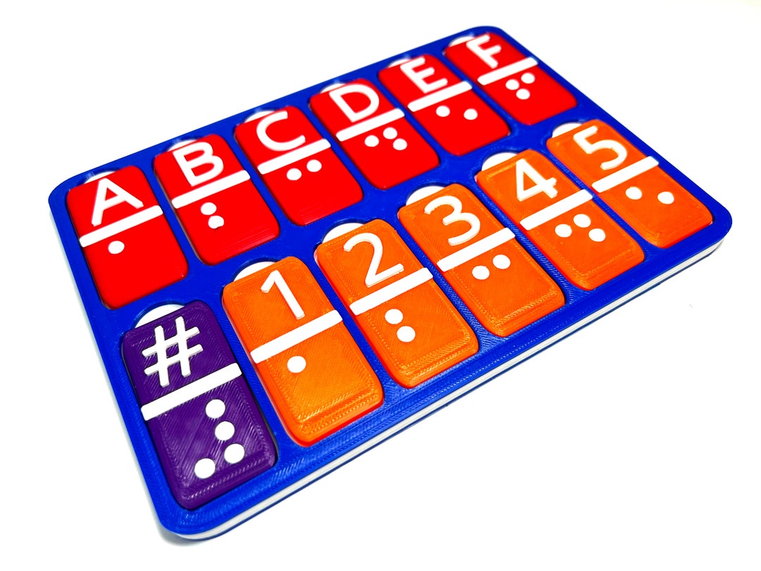 Braille Vertical Tile Snap Board - Etsy