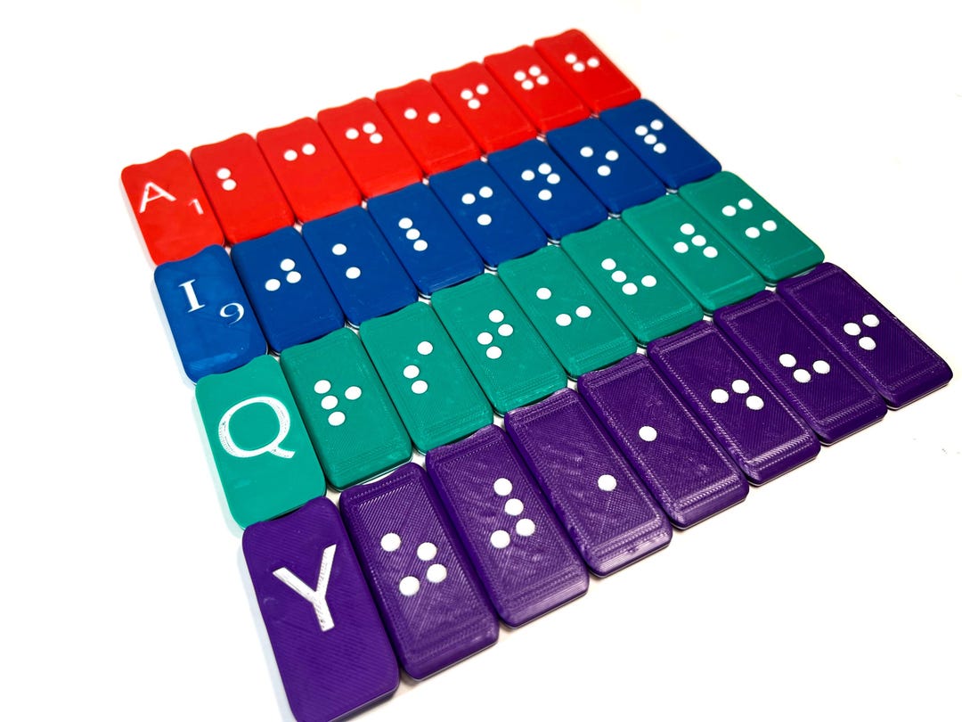 Braille Alphabet Flash Card Tiles - Etsy