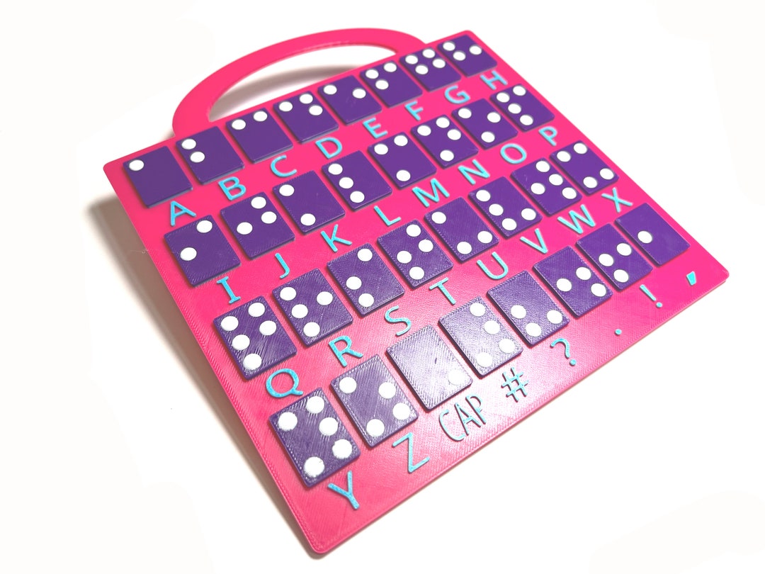 Portable Braille Alphabet Board - Etsy