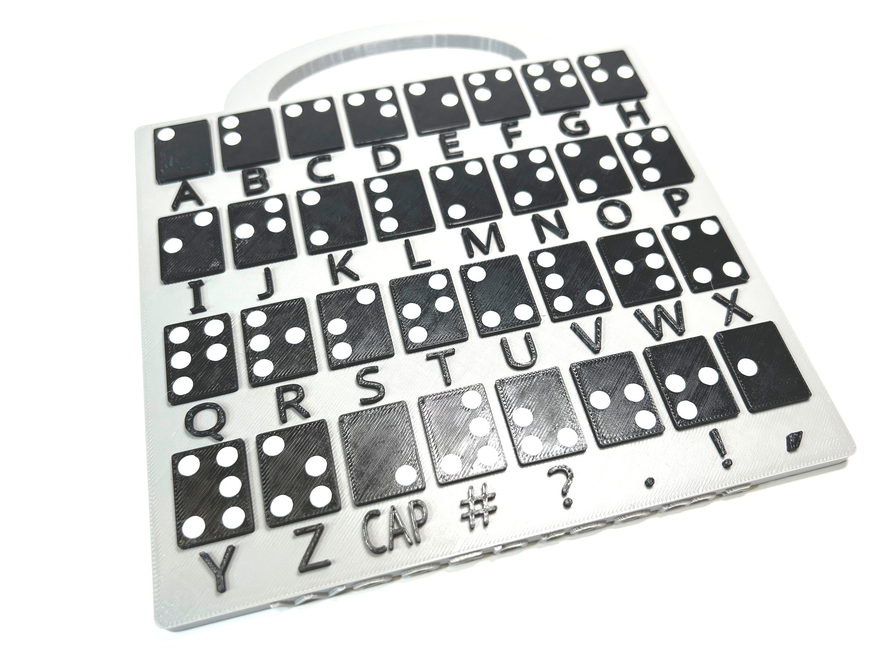 Portable Braille Alphabet Board - Etsy
