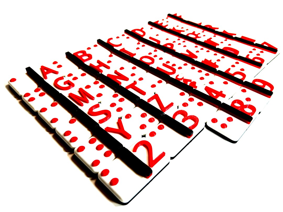 Jumbo Braille Alphabet and Number Tiles - Etsy Canada