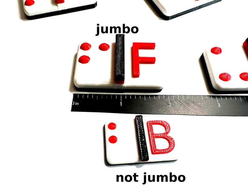 Jumbo Braille Alphabet and Number Tiles - Etsy Canada