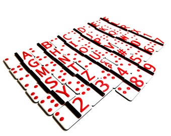 Braille Alphabet and Number Panel Montessori Learning Toy - Etsy