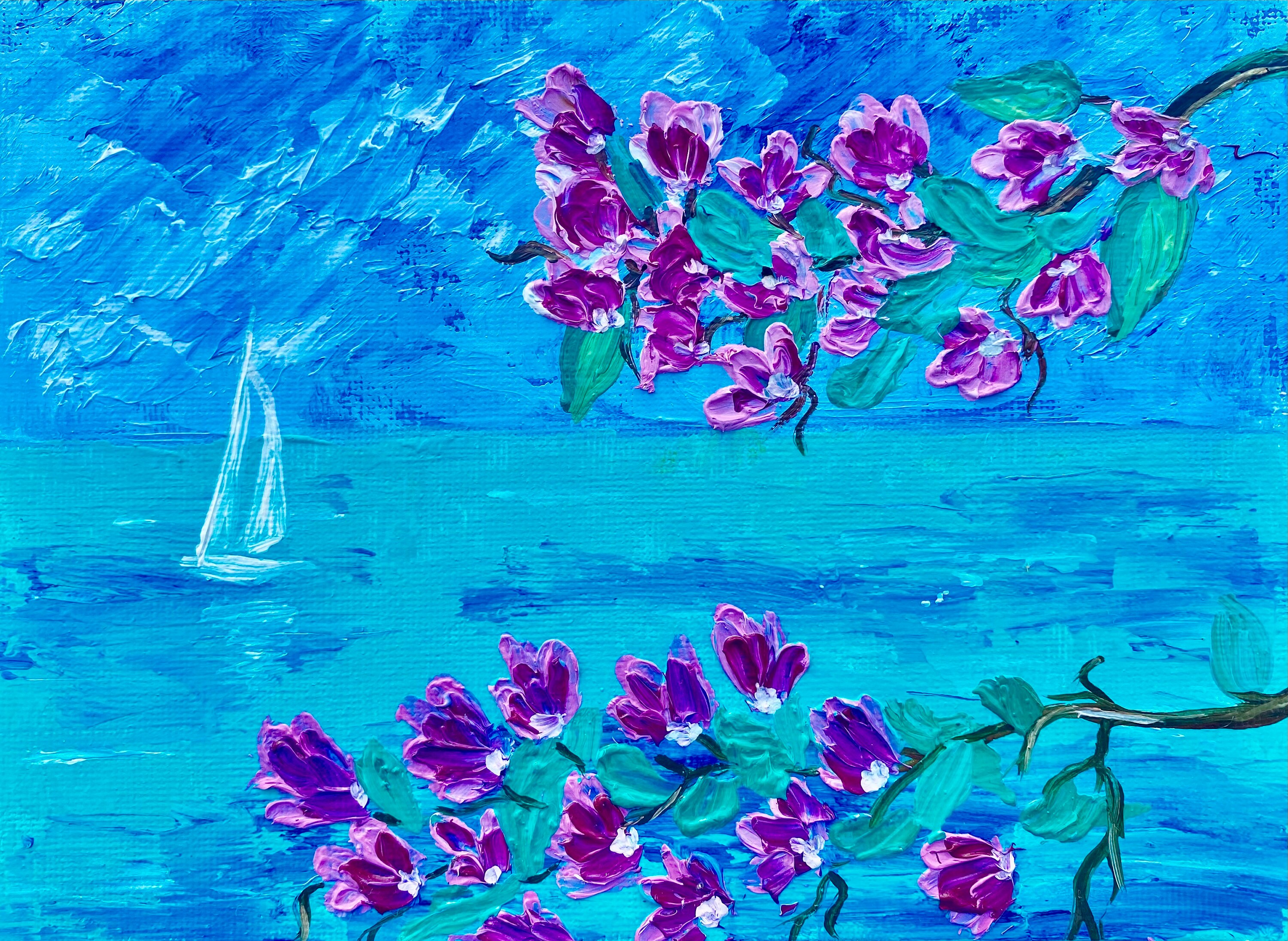 Ocean Flowers Drawings