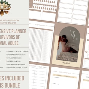 Step-by-step Narcissistic Abuse Recovery Workbook, Self Help for Domestic Violence Survivors ...