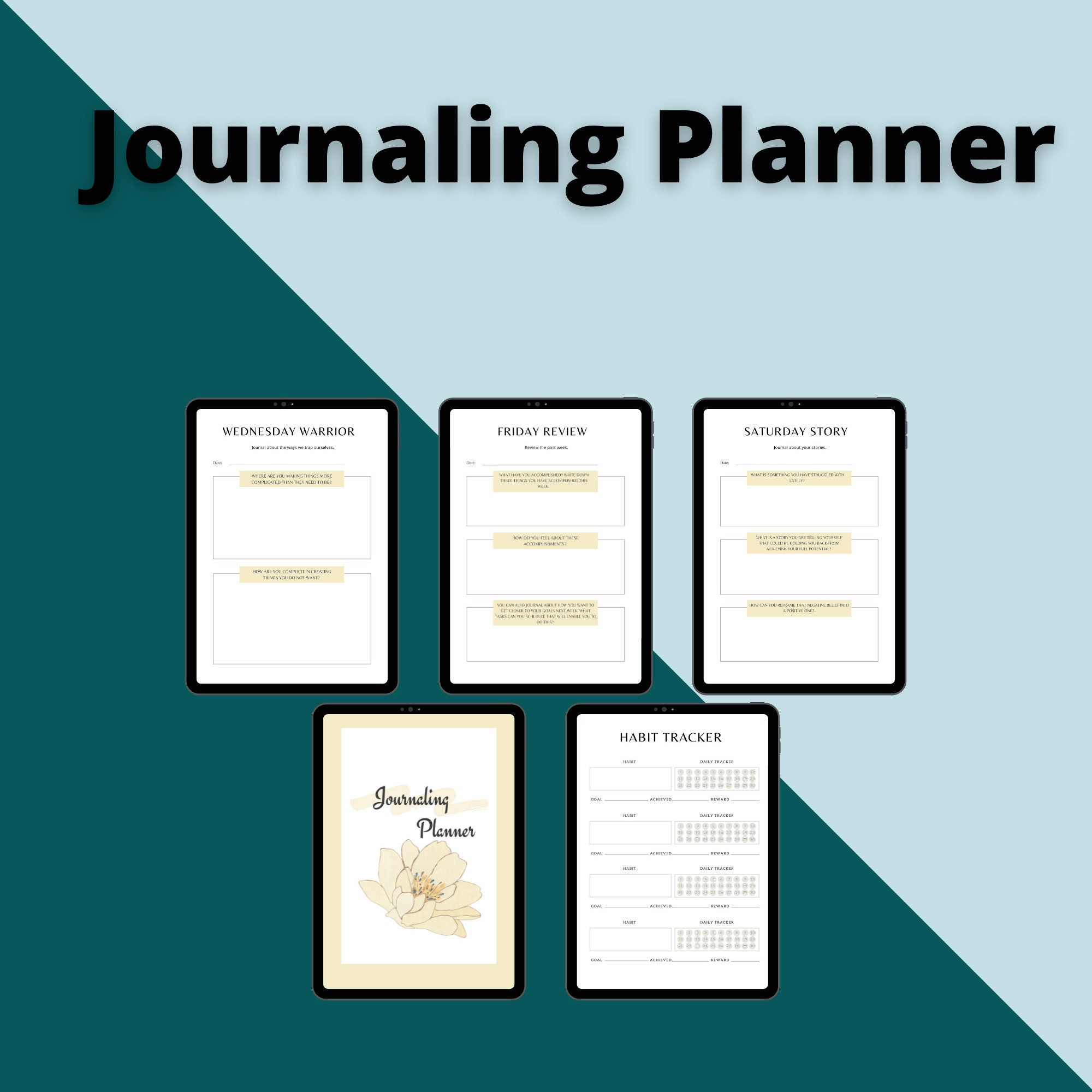 Journaling and Planner Printable Planner Coaching Tools - Etsy
