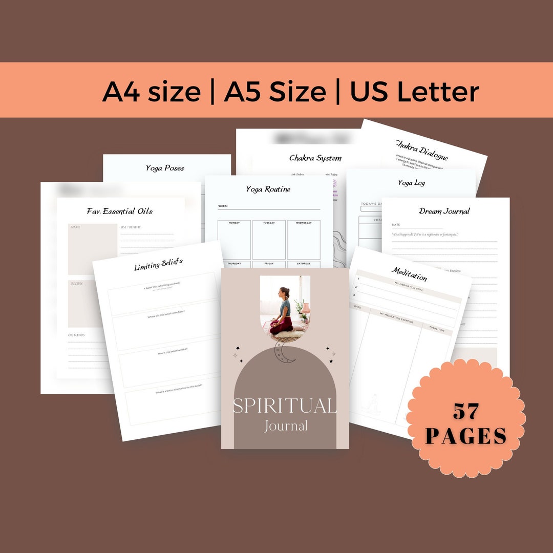 Spiritual and Awakening Journal | Manifest Journal | Dream Journal ...