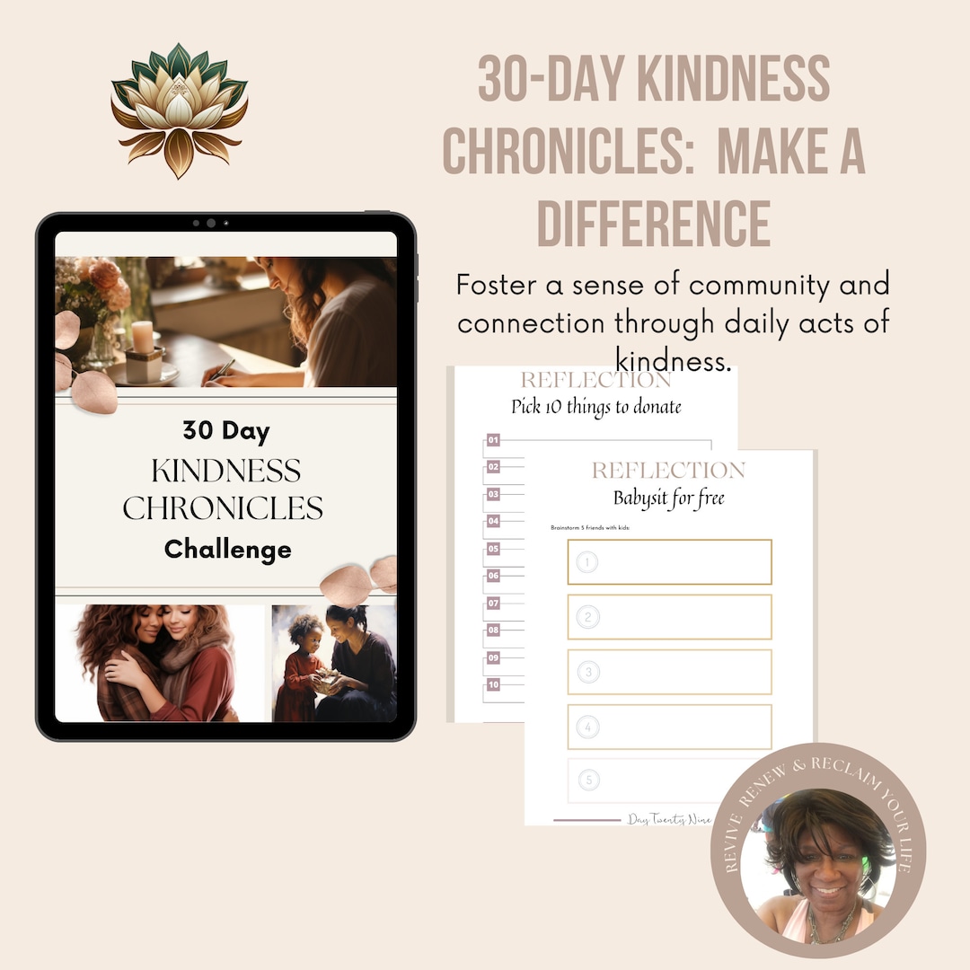 30-day Kindness Challenge: Spread Positivity | Make a Difference | Acts ...