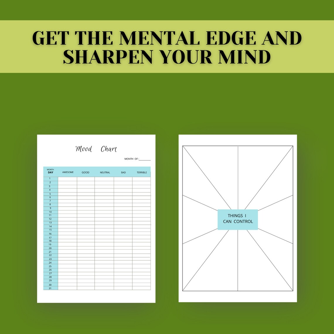 Anger Management Journal Anger Tracker Mental Health Journal Instant ...