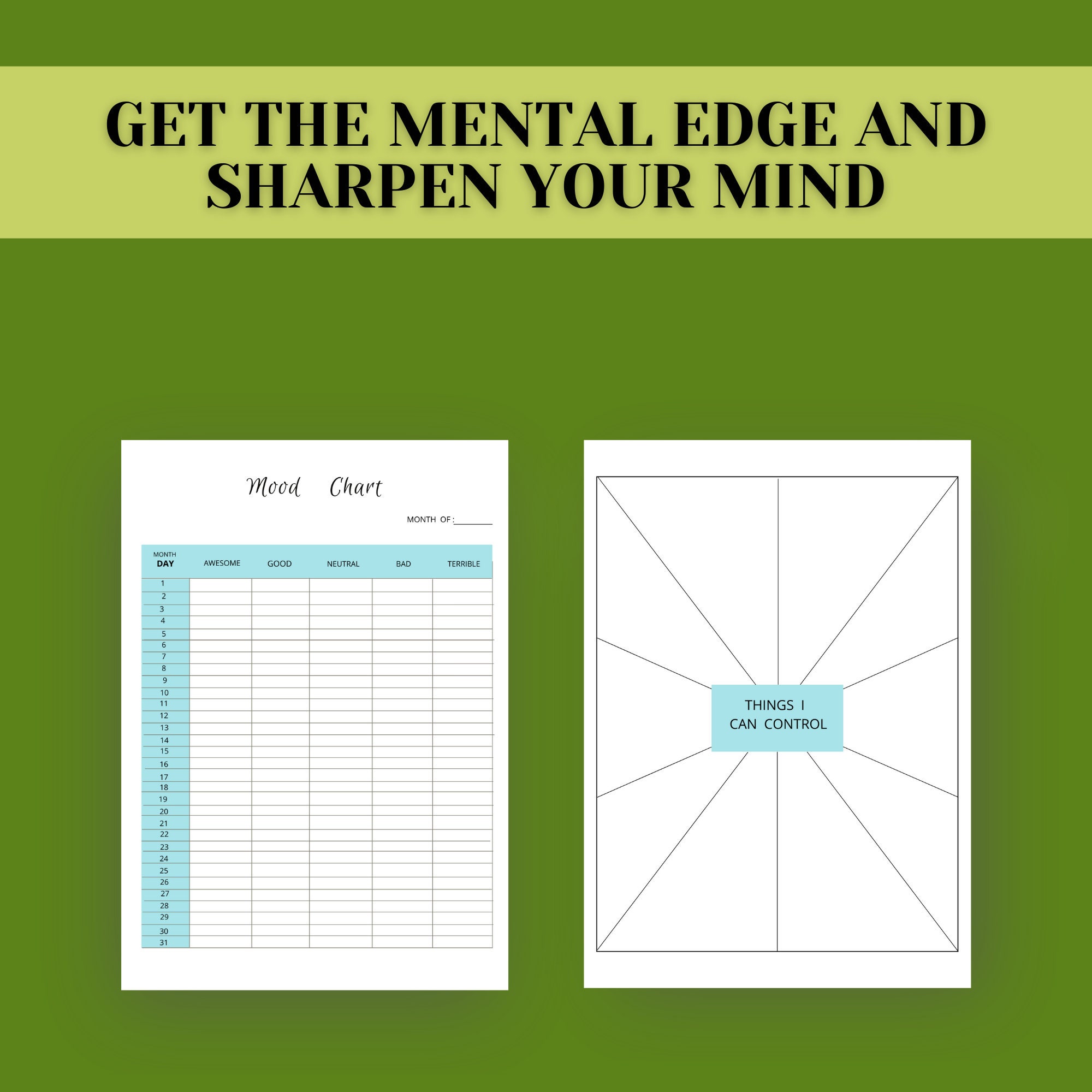 Anger Management Journal Anger Tracker Mental Health Journal Instant ...