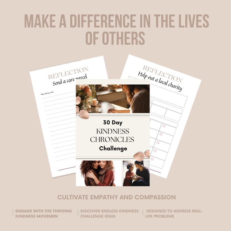 30-day Kindness Challenge: Spread Positivity | Make a Difference | Acts ...