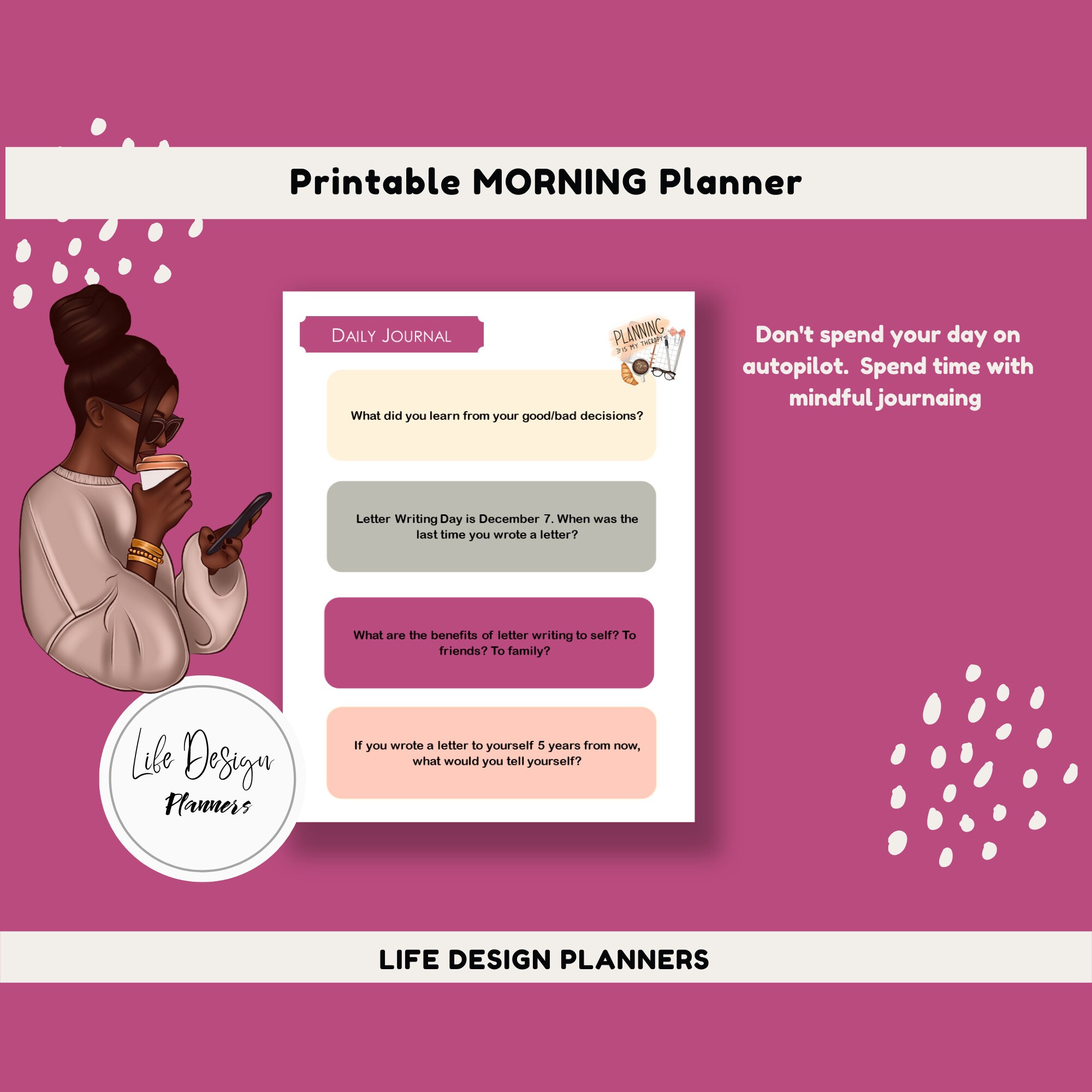 Morning Journal Printable Morning Routine Morning Routine Morning ...