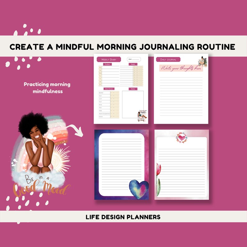 Morning Journal Printable Morning Routine Morning Routine Morning ...