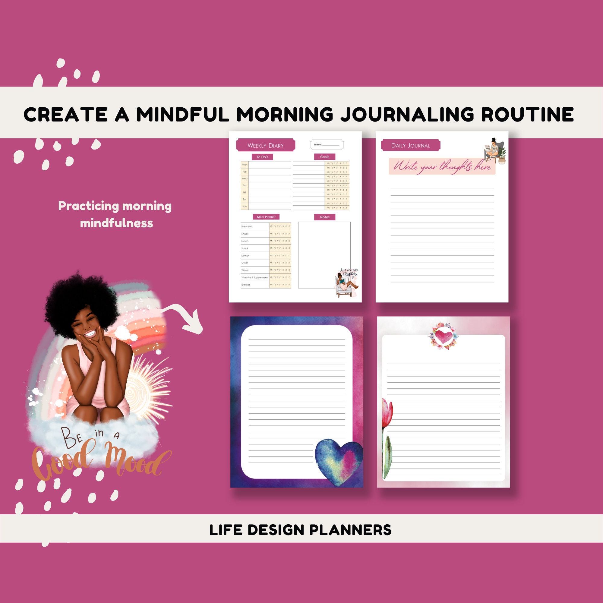 Morning Journal Printable Morning Routine Morning Routine Morning ...