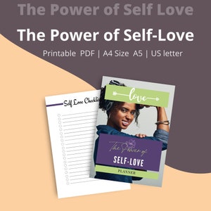 The Power of Self Love | Self Love Journal | Self Care Journal| Journal ...