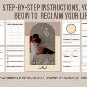 Step-by-step Narcissistic Abuse Recovery Workbook, Self Help for Domestic Violence Survivors ...