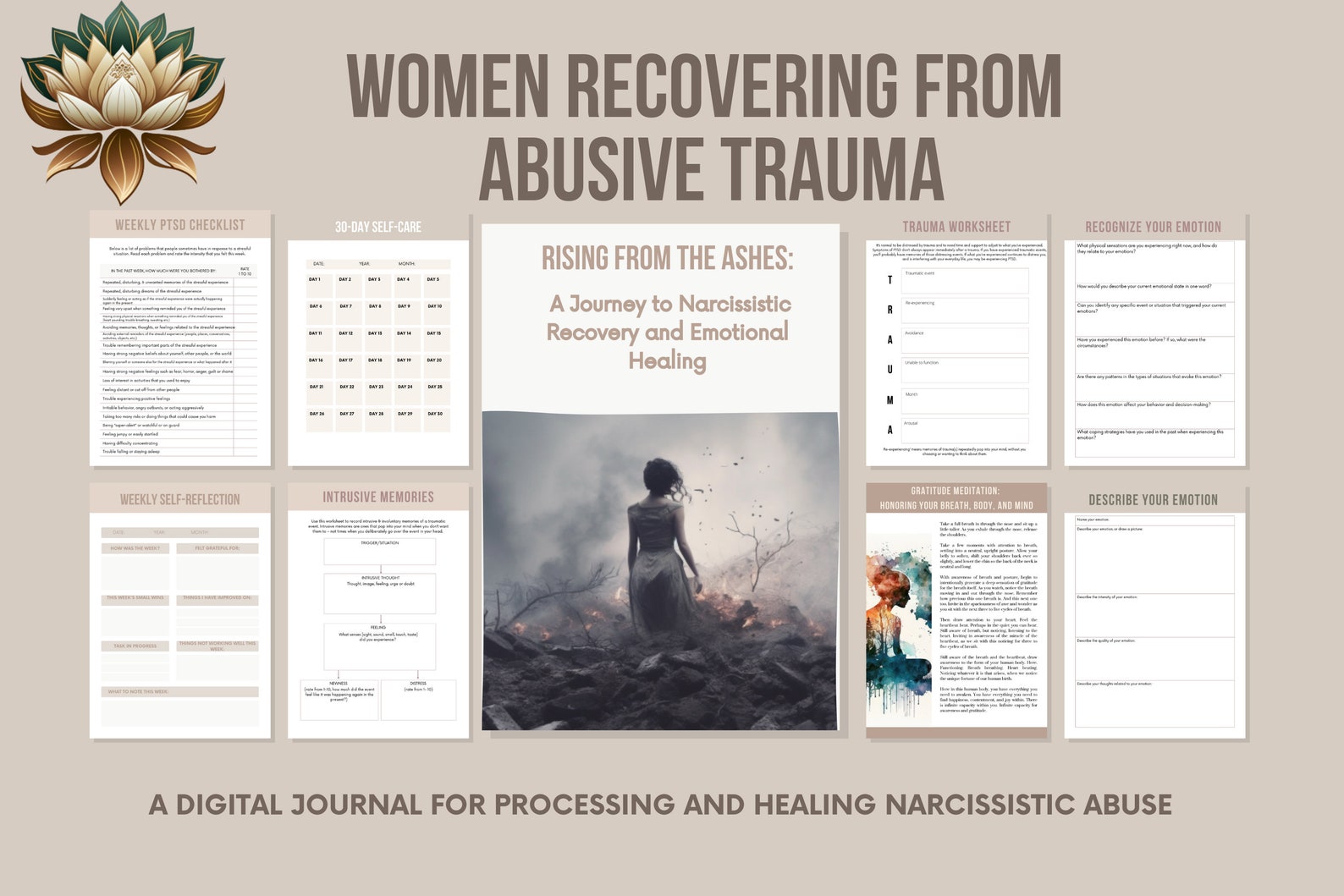 Abuse Survivor Workbook: Narc-free Emotional Healing. I Survived Abuse ...