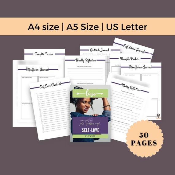 The Power of Self Love Self Love Journal Self Care - Etsy