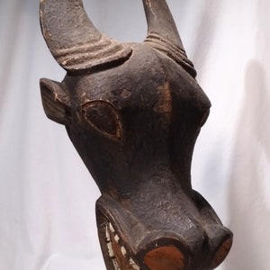 Africa Antique Cameroons Buffalo Mask - Etsy