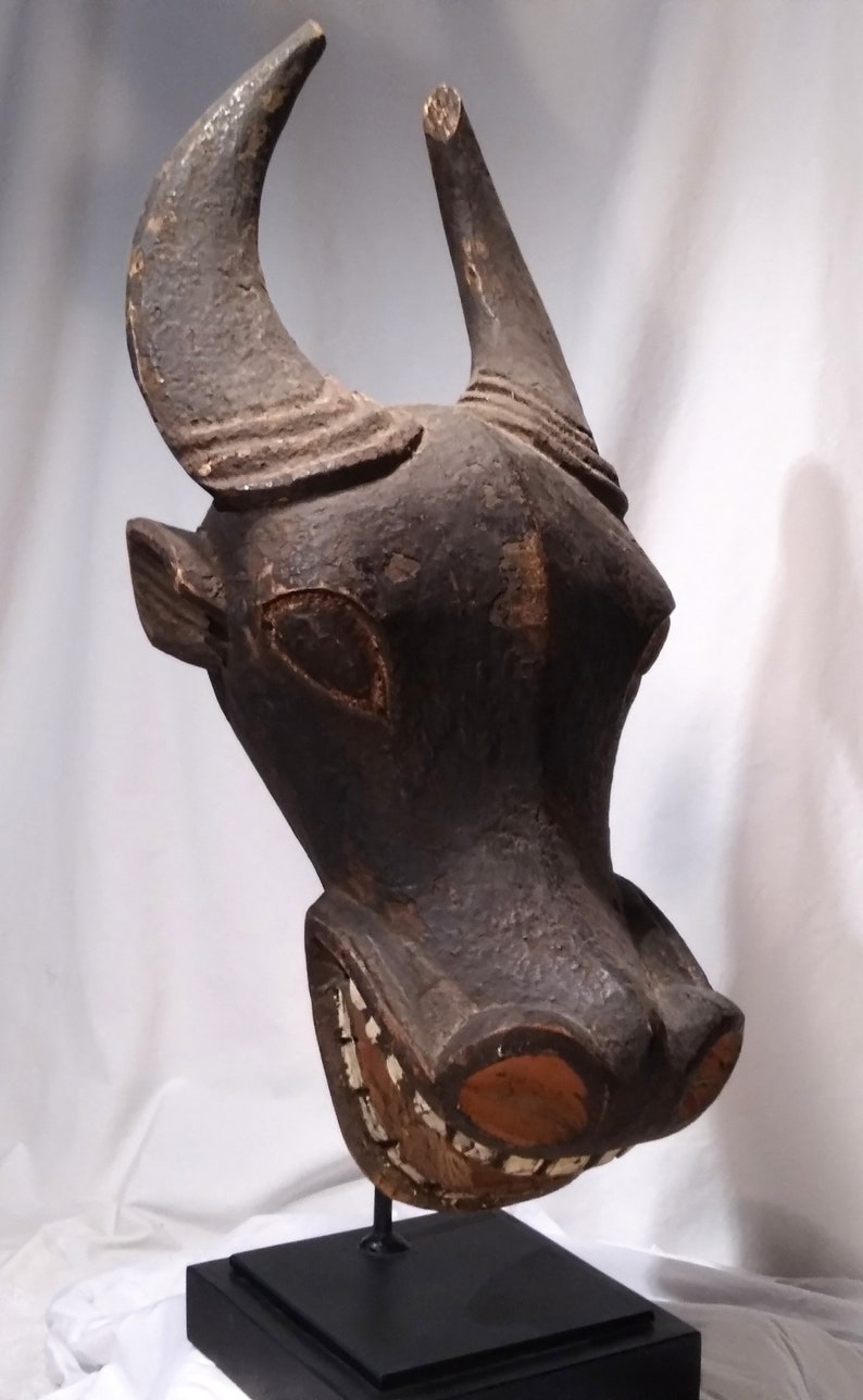 Africa Antique Cameroons Buffalo Mask - Etsy