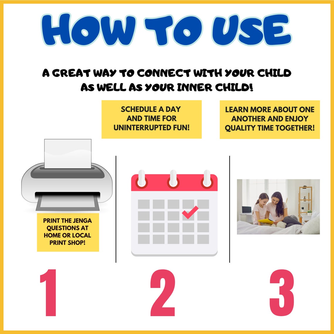 Parent Child Connection Activities | Fun Bonding Worksheets ...