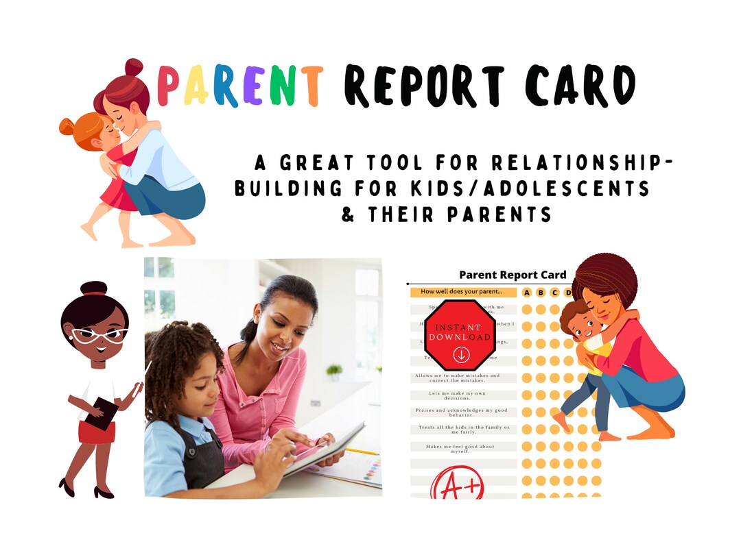 Parenting Worksheets for Kids, Parent-child Activity, Parent Report ...