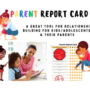 Parenting Worksheets for Kids, Parent-child Activity, Parent Report ...