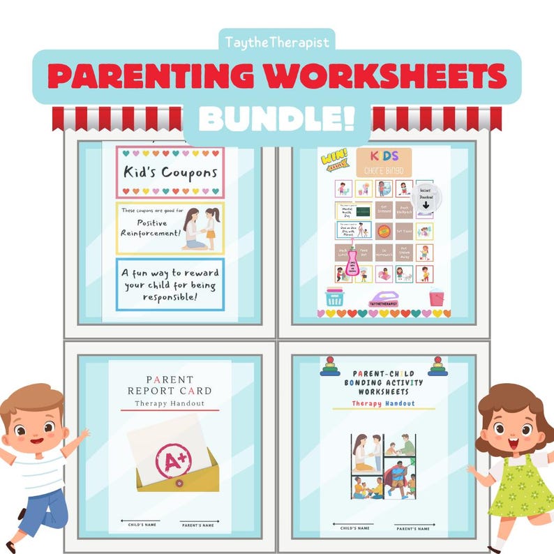 CBT Parenting Activity: Parent-child Relationship Worksheets (PDF ...