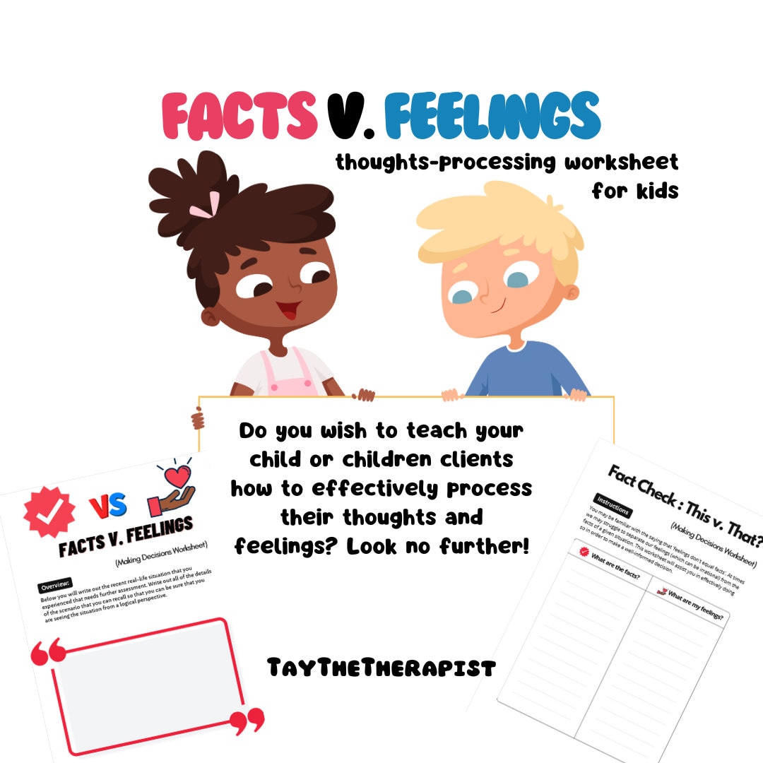 CBT Worksheets for Children, Kids Feelings Wheel, Coping Skills for ...