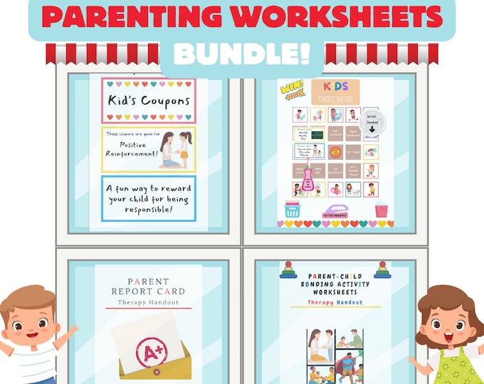 CBT Activity for Kids, Parenting Worksheets, Parenting Resource, Parent-child Relationship ...