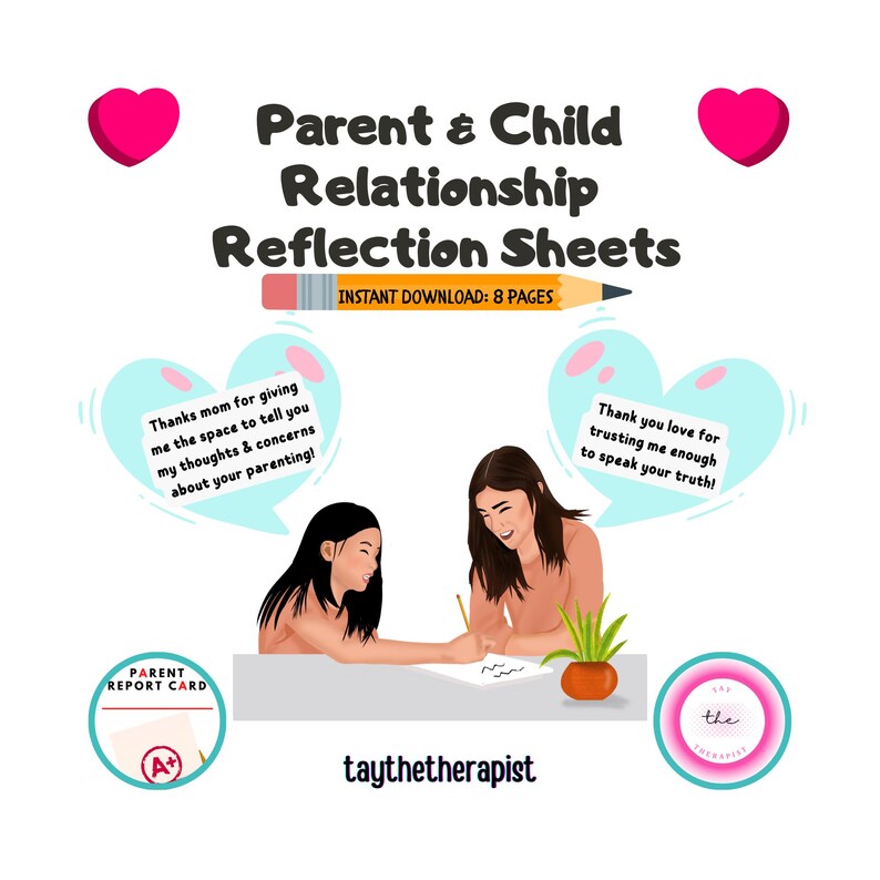 Positive Parenting Handout, Parent Report Card, Homeschool Report Card ...