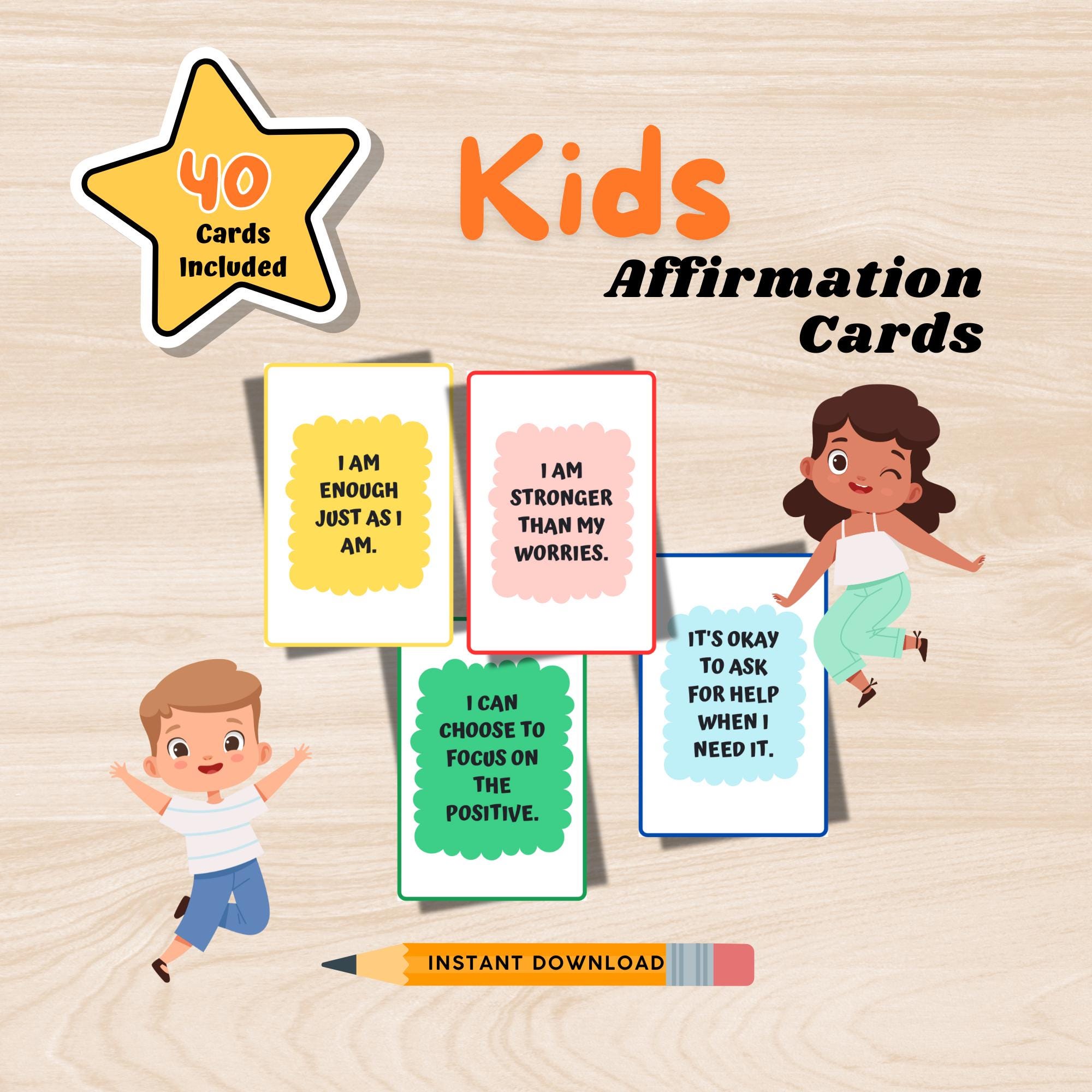 Kids Anxiety Coping Skills Cards | Mindfulness Cards for Children ...