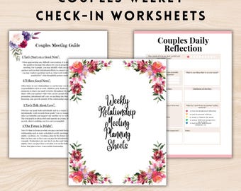 Marriage Meeting Agenda Template - Etsy