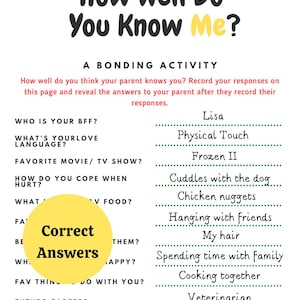 CBT Activity for Kids, Parenting Worksheets, Parenting Resource, Parent-child Relationship ...