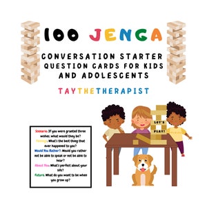 Jenga Game| Conversation Starter Cards | Icebreaker Game |question ...